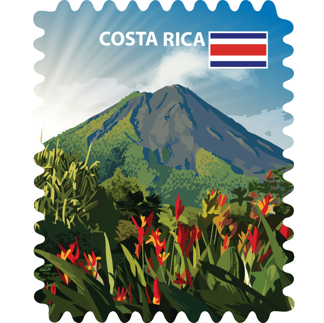 Costa Rica Travel Stamp – Travel Stamps