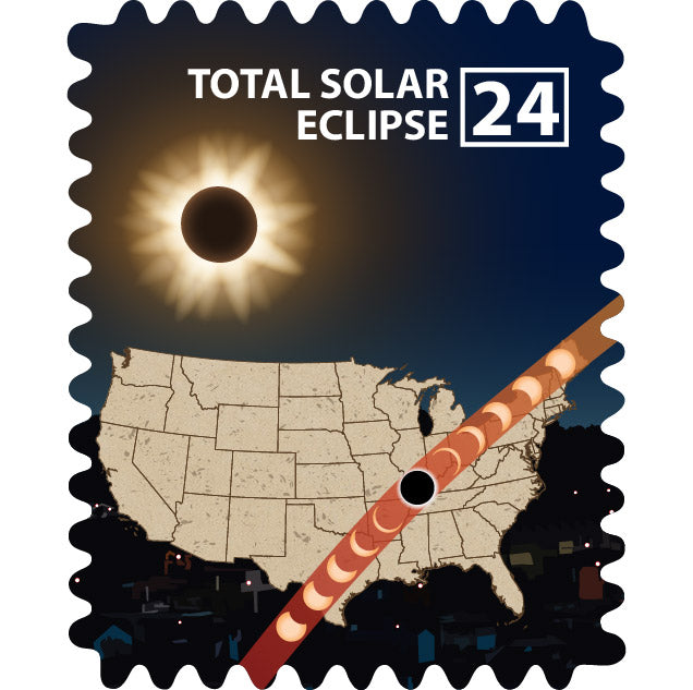 Total Solar Eclipse 2024 Travel Stamp – Travel Stamps