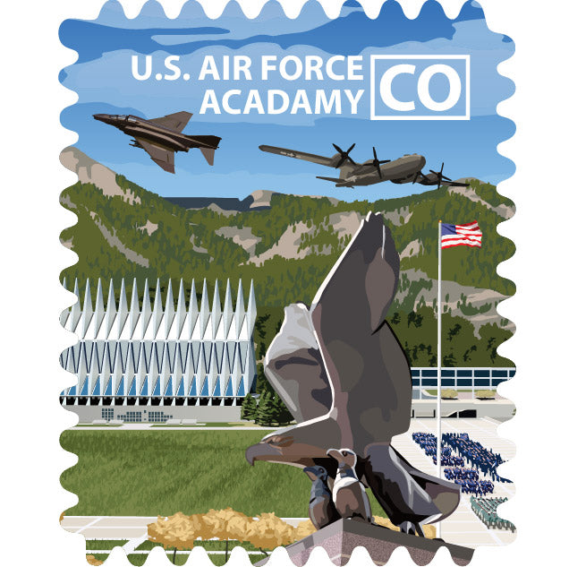 United States Air Force Academy Travel Stamp – Travel Stamps