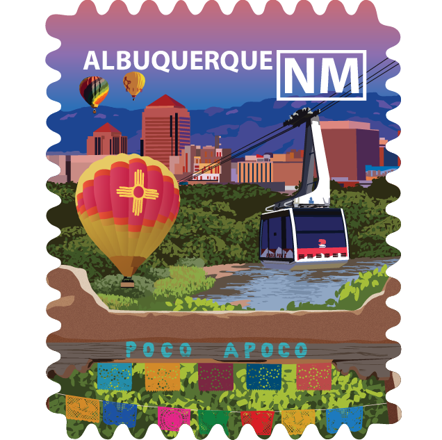 Albuquerque Travel Stamp – Travel Stamps