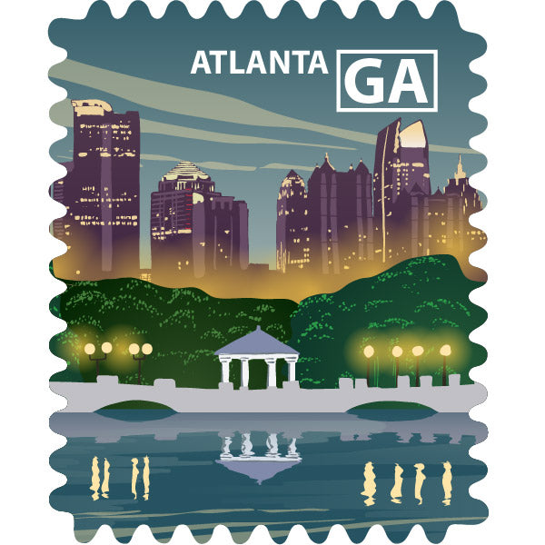 Atlanta Travel Stamp – Travel Stamps