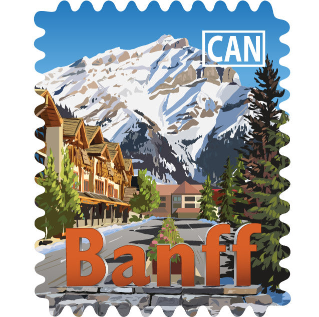 Banff National Park Travel Stamp – Travel Stamps
