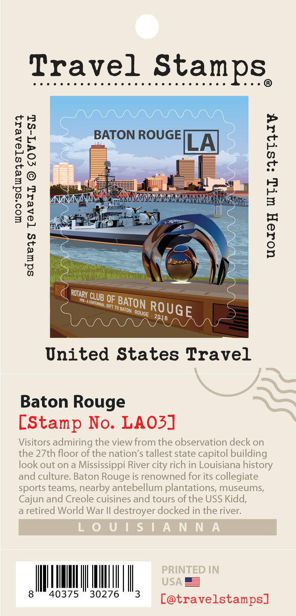 Baton Rouge Travel Stamp – Travel Stamps