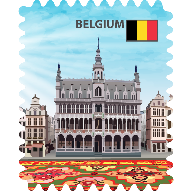 Belgium Travel Stamp – Travel Stamps