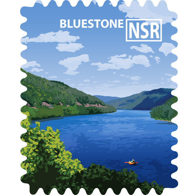 Bluestone National Scenic River Travel Stamp – Travel Stamps