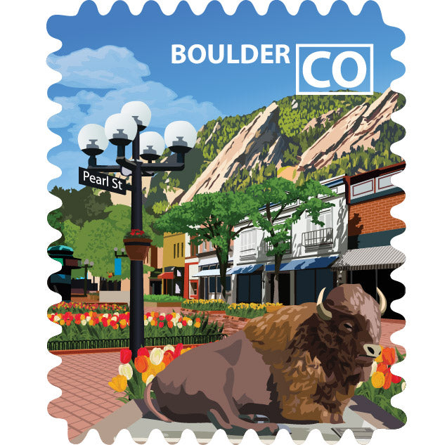Boulder Travel Stamp – Travel Stamps