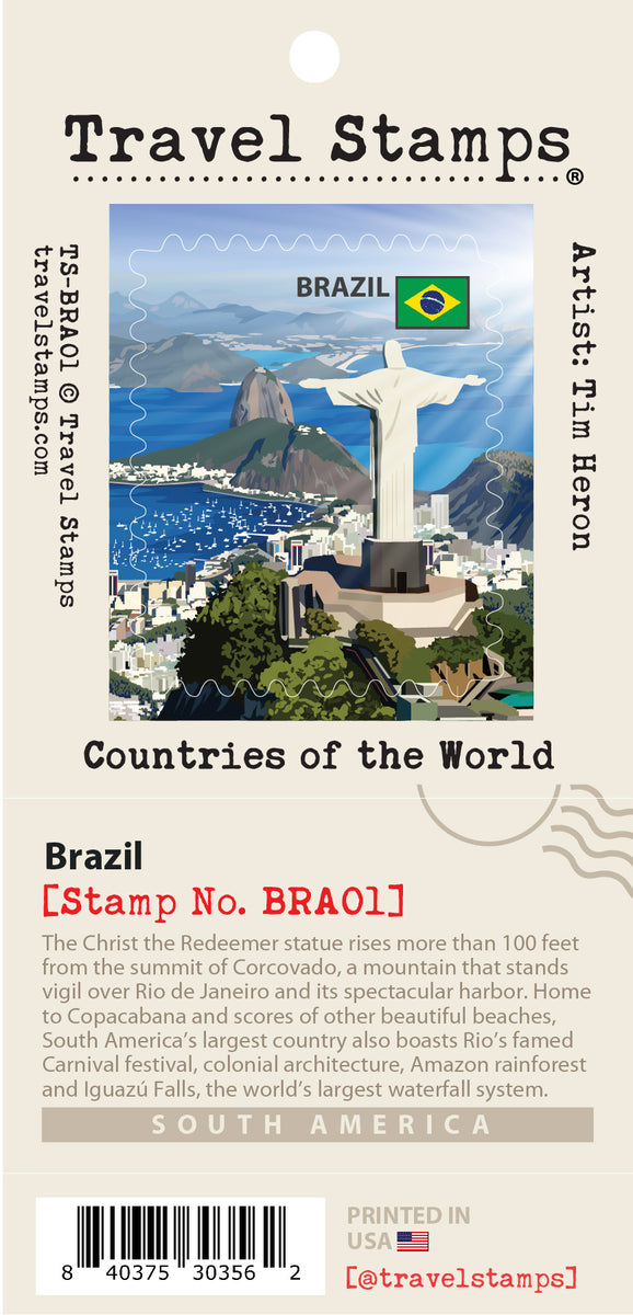 Brazil Travel Stamp – Travel Stamps