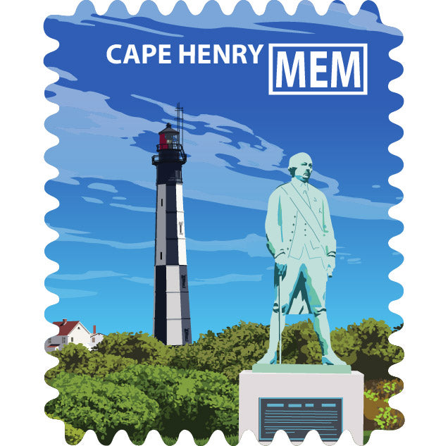 Colonial National Historical Park - Cape Henry Memorial Travel Stamp ...
