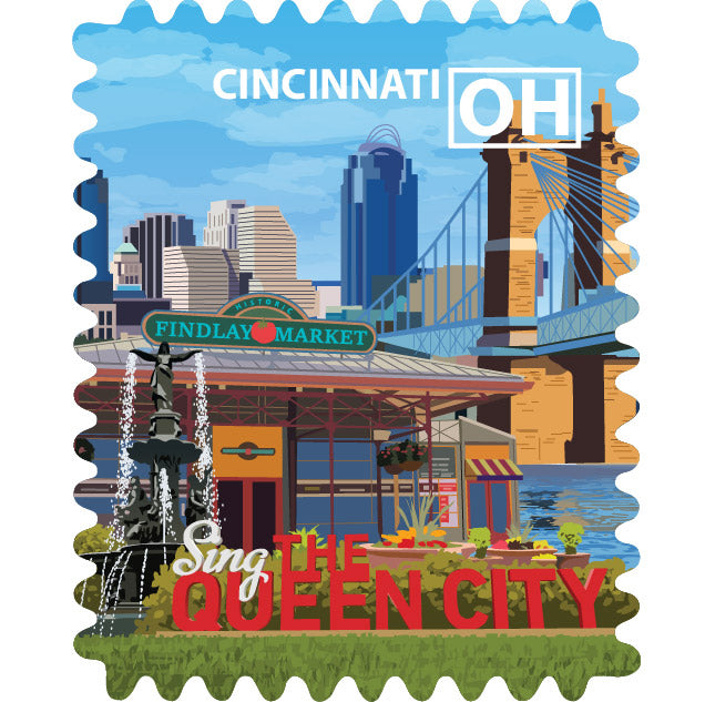 Cincinnati Travel Stamp – Travel Stamps