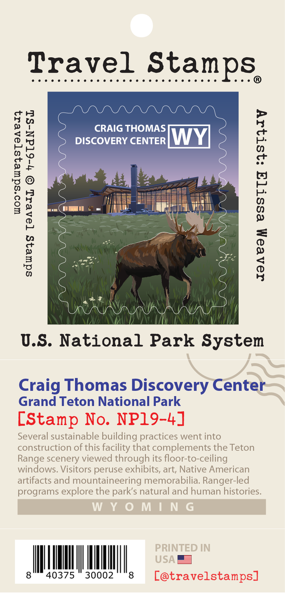 Grand Teton NP - Craig Thomas Discovery Center – Travel Stamps