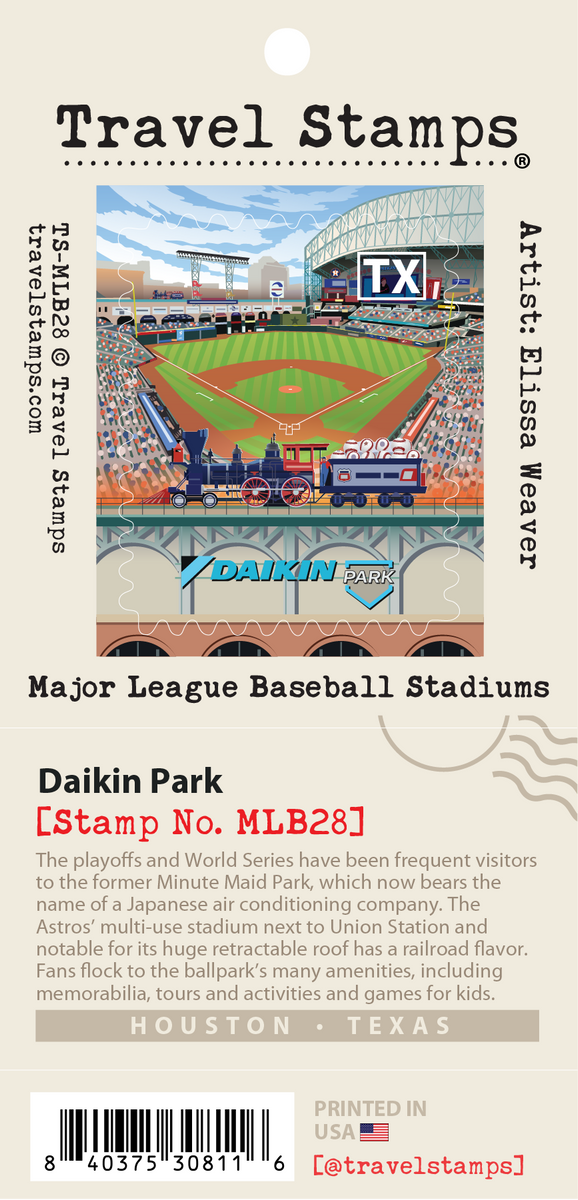 Daikin Park Travel Stamp – Travel Stamps