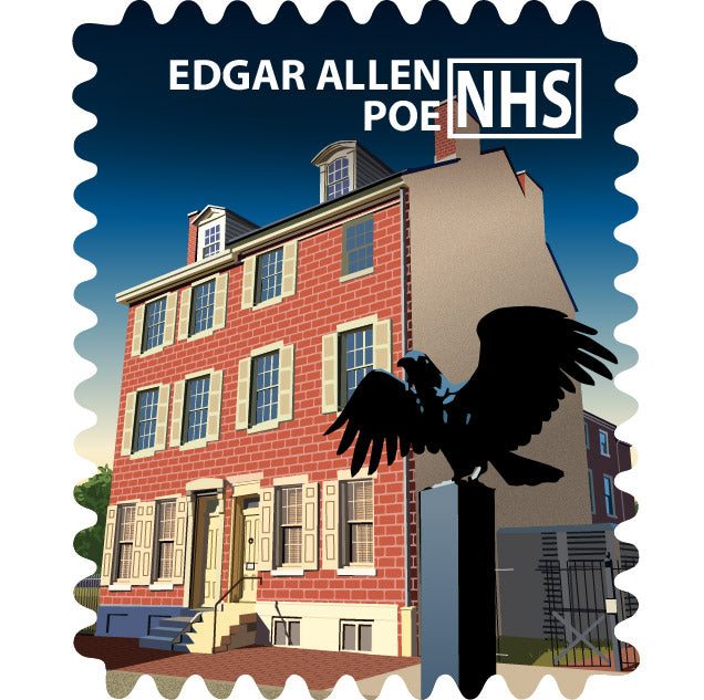 Edgar Allen Poe National Historic Site Travel Stamp – Travel Stamps