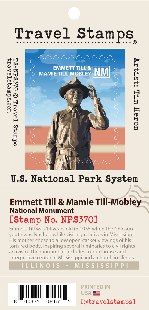 Emmett Till & Mamie Till-Mobley National Monument Travel Stamp – Travel ...