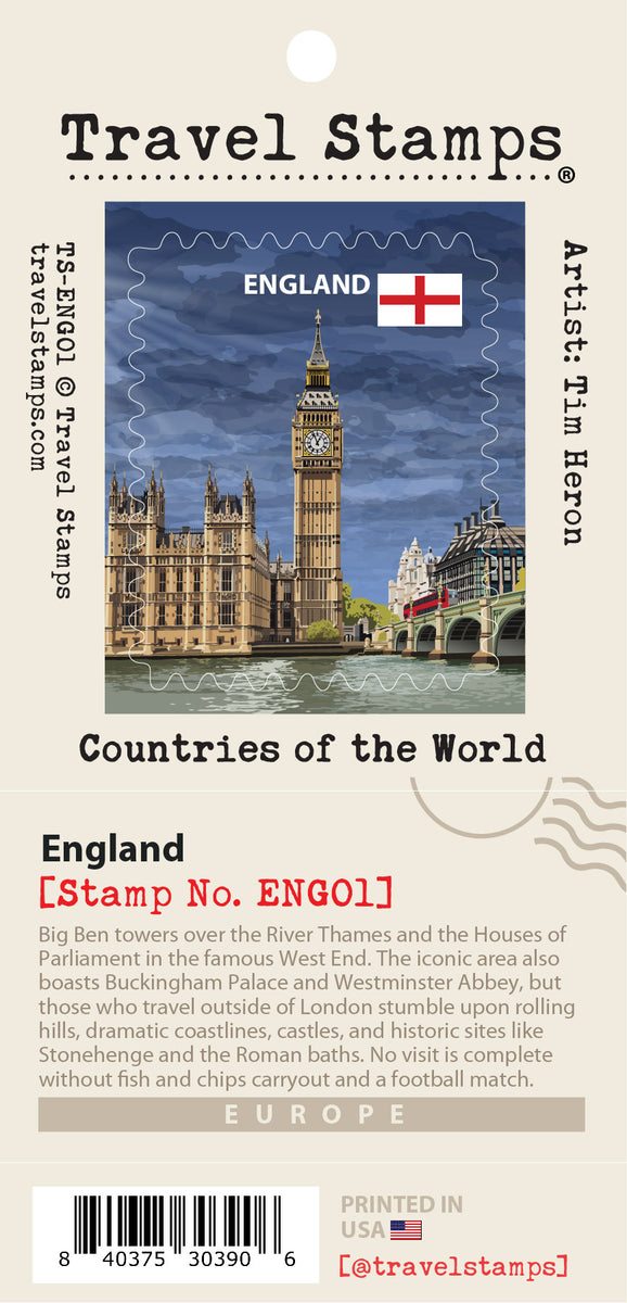 England Travel Stamp – Travel Stamps