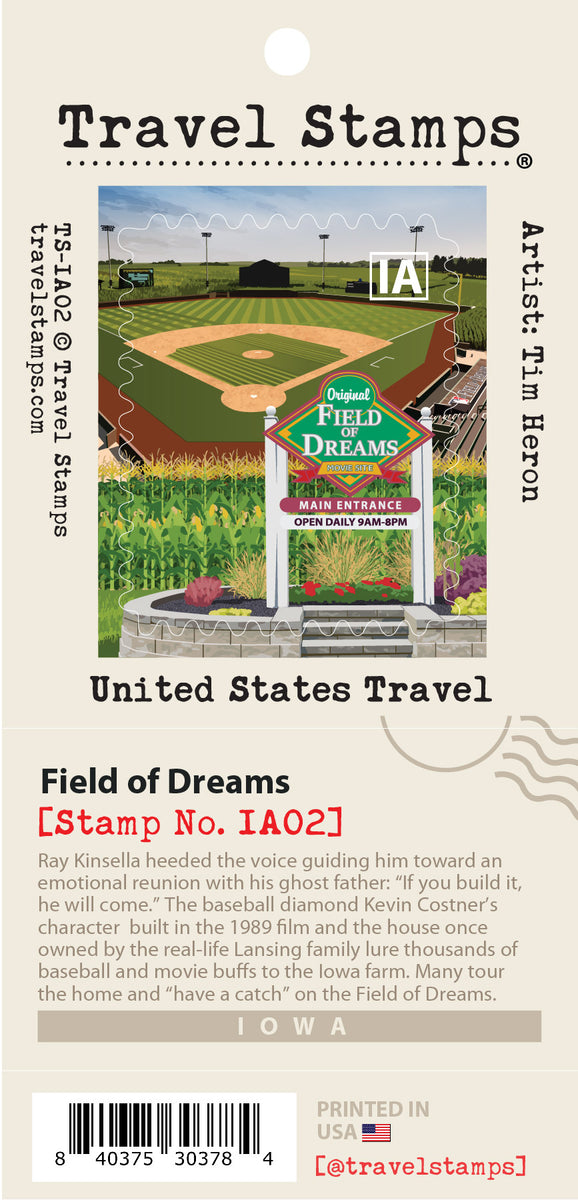Field of Dreams Stamp – Travel Stamps