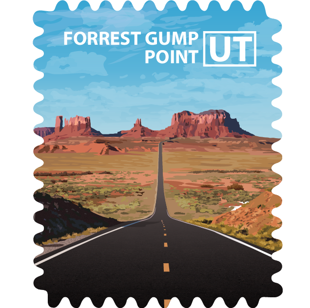Forrest Gump Point Travel Stamp – Travel Stamps