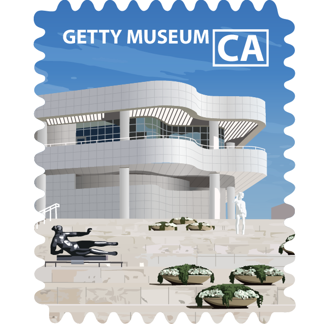 Getty Museum Travel Stamp – Travel Stamps