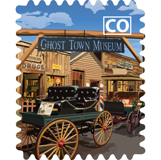 Ghost Town Museum Travel Stamp – Travel Stamps