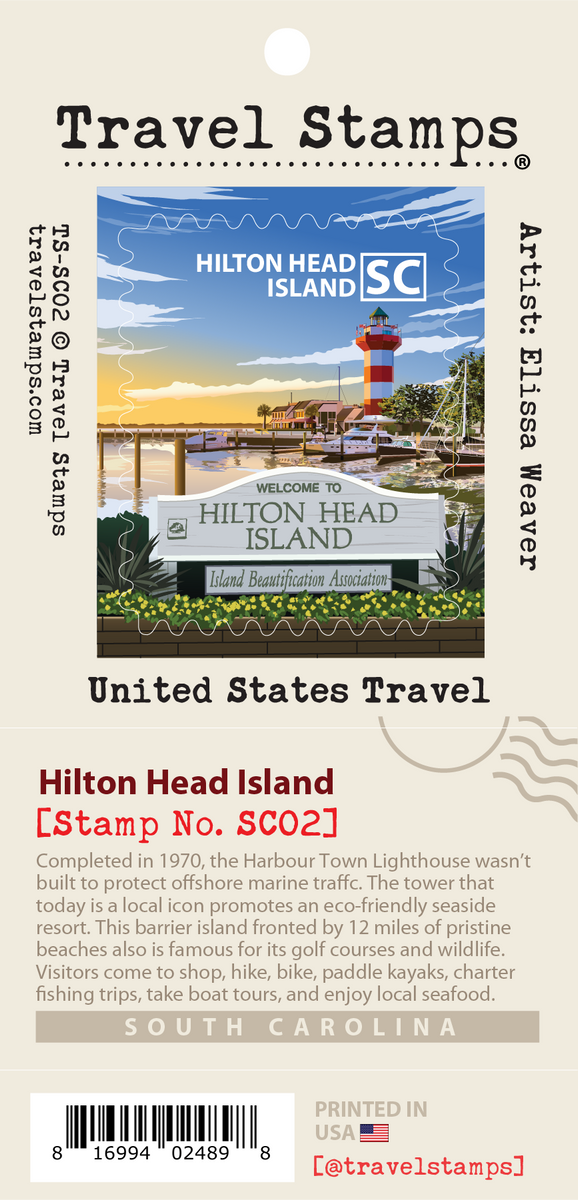 Hilton Head Island Travel Stamp – Travel Stamps