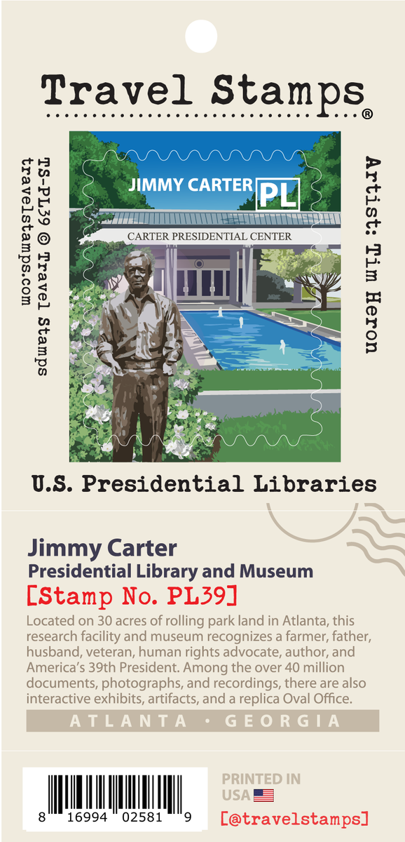 Jimmy Carter Presidential Library Travel Stamp – Travel Stamps