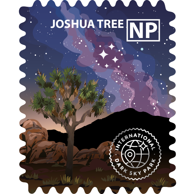 Joshua Tree National Park DarkSky Edition Travel Stamp – Travel Stamps