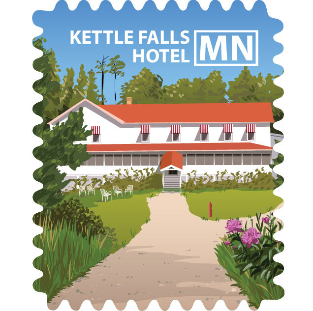 Voyageurs National Park - Kettle Falls Hotel Travel Stamp – Travel Stamps