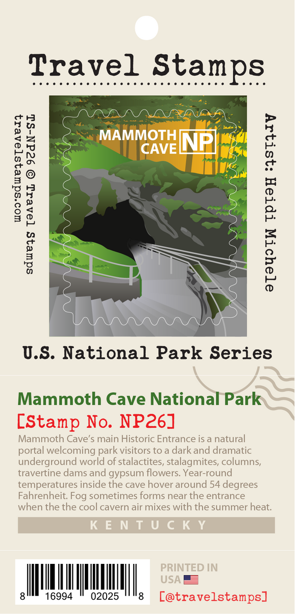 Mammoth Cave National Park Travel Stamp – Travel Stamps