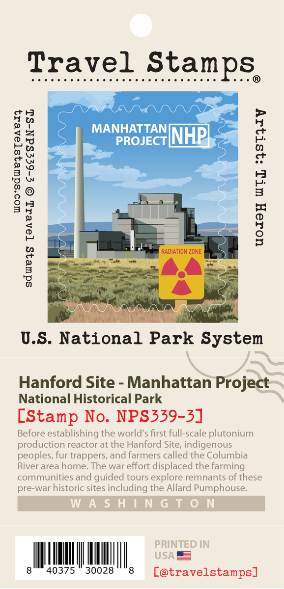 Manhattan Project National Historical Park - Hanford Site Travel Stamp ...
