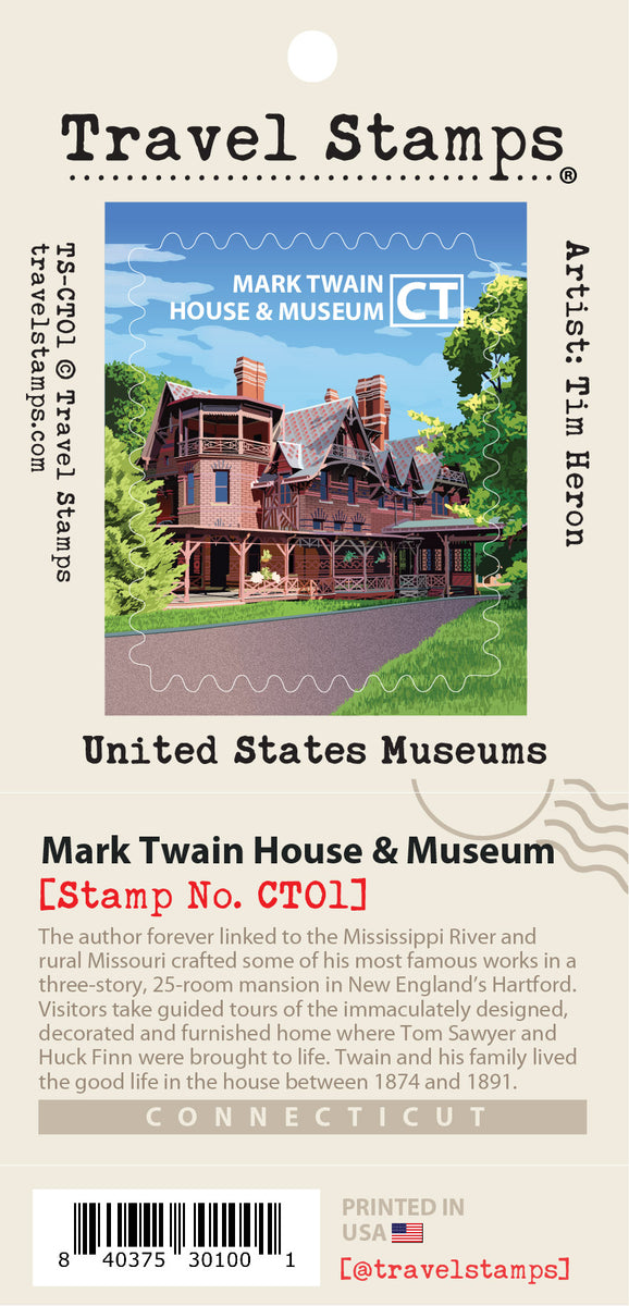 Mark Twain House & Museum Travel Stamp – Travel Stamps