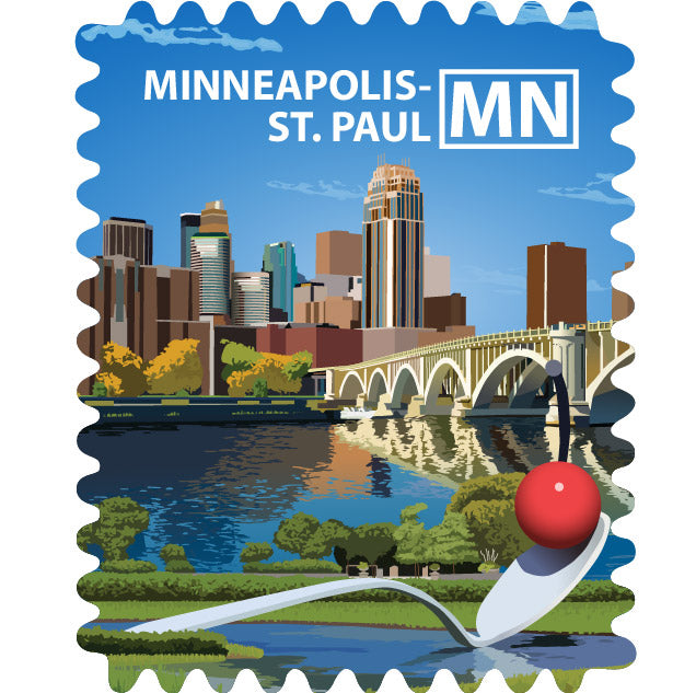 Minneapolis-St.Paul Travel Stamp – Travel Stamps