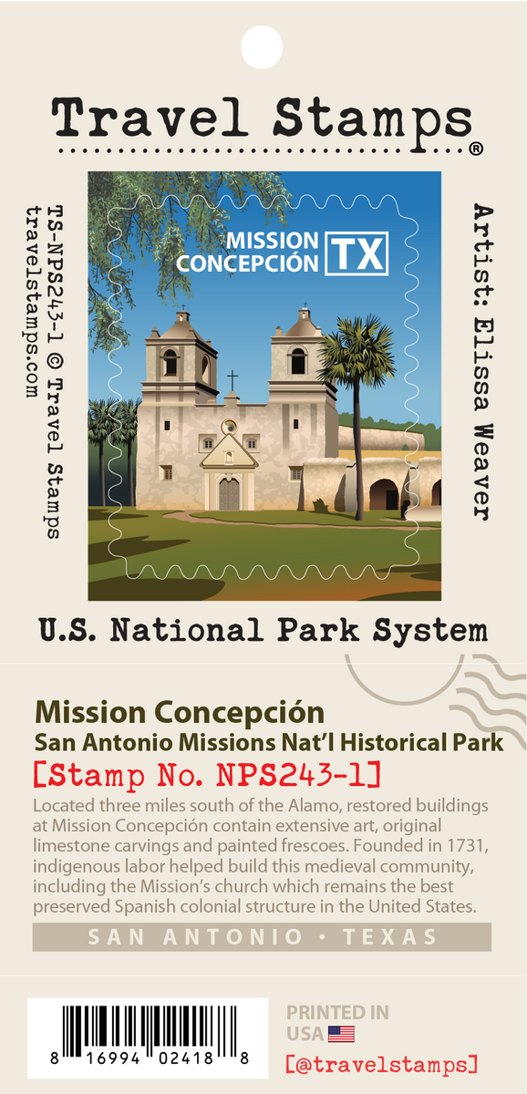 Mission Conceptión Travel Stamp – Travel Stamps