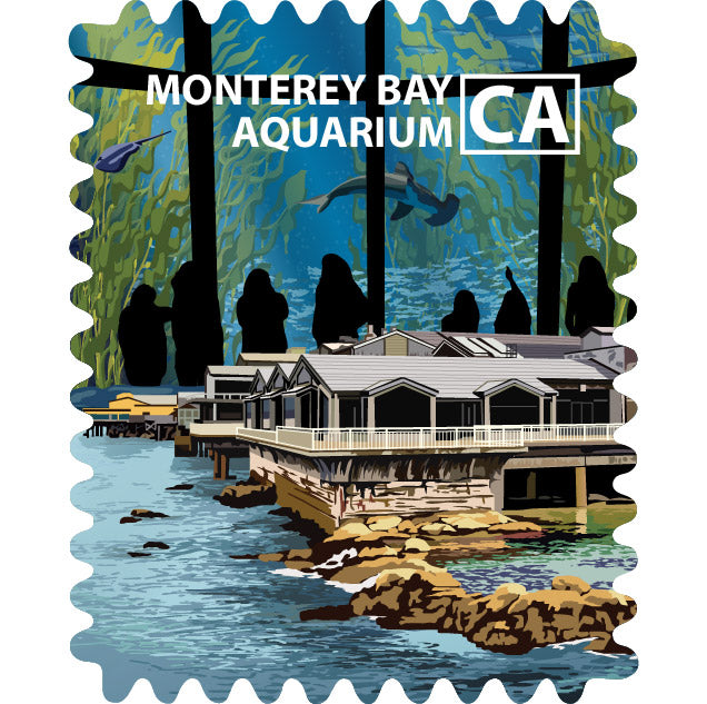 Monterey Bay Aquarium Travel Stamp – Travel Stamps