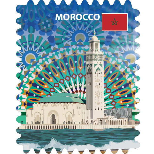 Morocco Travel Stamp – Travel Stamps