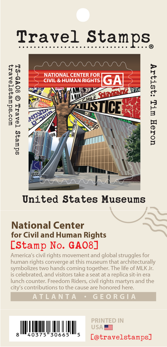 National Center for Civil and Human Rights Travel Stamp – Travel Stamps