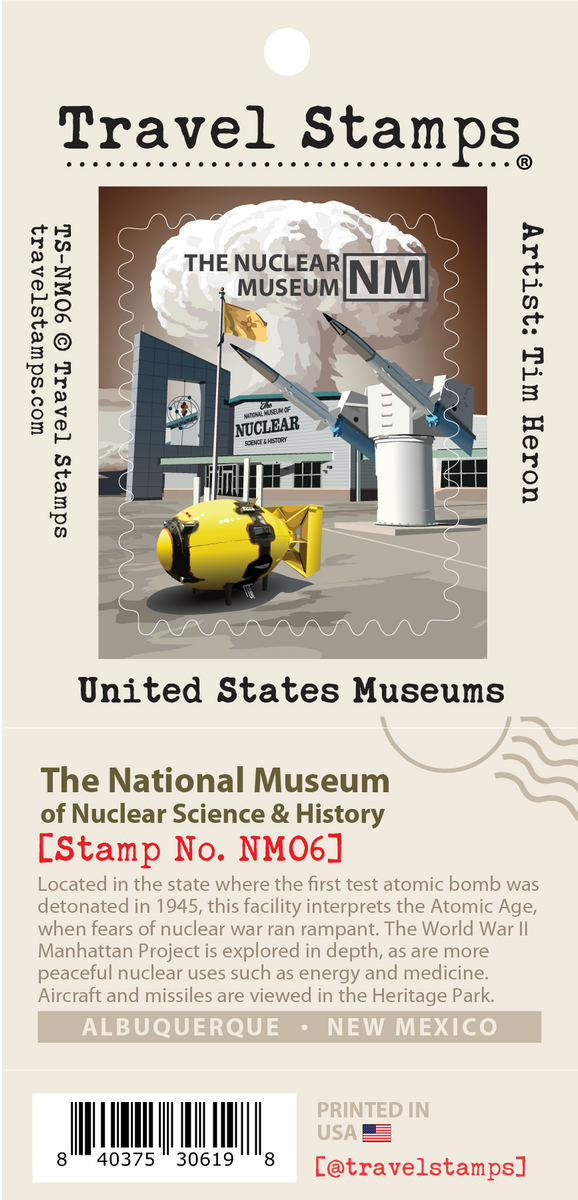 The National Museum of Nuclear Science & History Travel Stamp – Travel ...