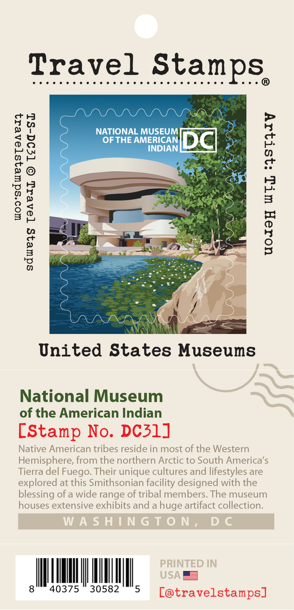 National Museum of the American Indian Travel Stamp – Travel Stamps