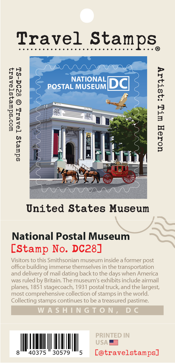 National Postal Museum Travel Stamp – Travel Stamps