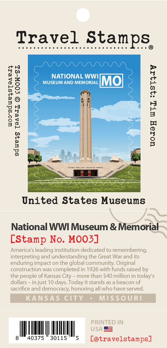 National WWI Museum & Memorial Travel Stamp – Travel Stamps