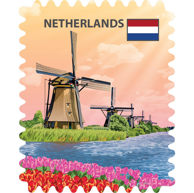 Netherlands Travel Stamp – Travel Stamps