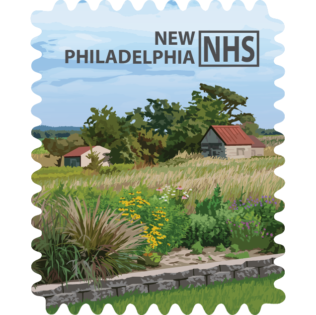 New Philadelphia National Historic Site Travel Stamp – Travel Stamps