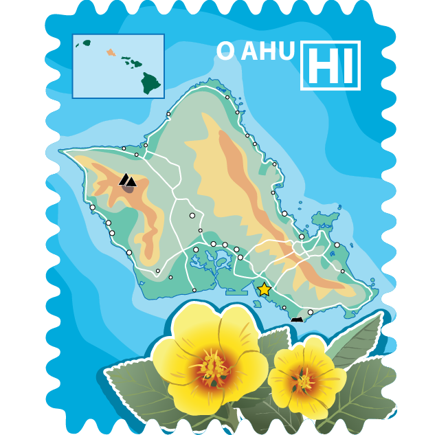 O'ahu Travel Stamp – Travel Stamps