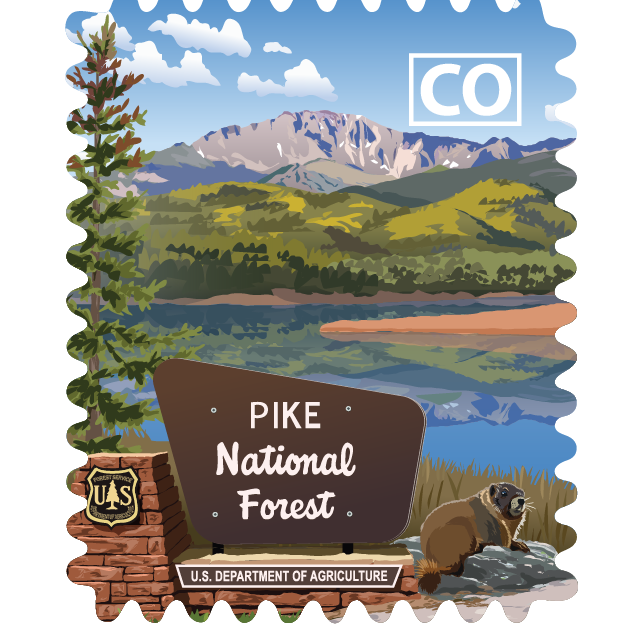Pike National Forest Travel Stamp – Travel Stamps