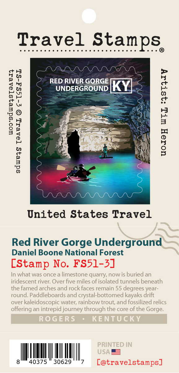 Red River Gorge Underground – Travel Stamps