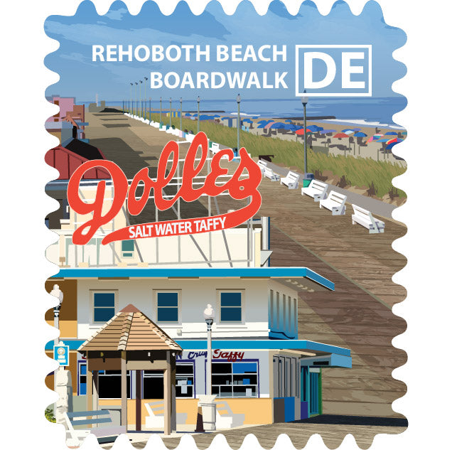 Rehoboth Beach Boardwalk Travel Stamp – Travel Stamps
