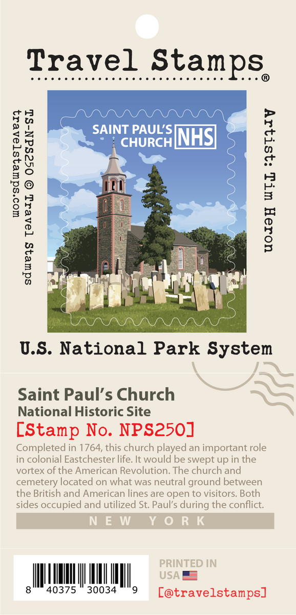 Saint Paul's Church National Historical Site Travel Stamp – Travel Stamps