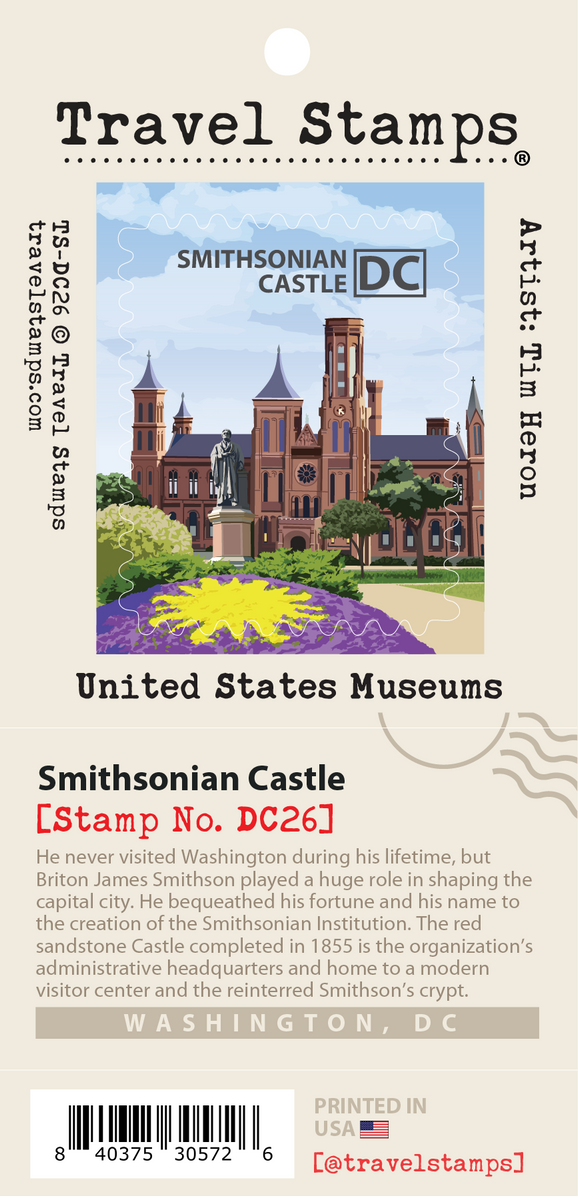 Smithsonian Castle Travel Stamp – Travel Stamps