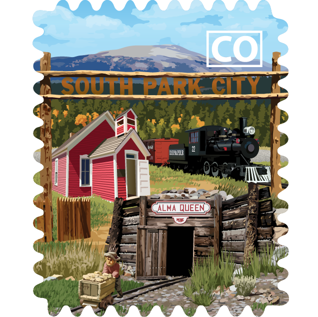 South Park City Museum Travel Stamp – Travel Stamps