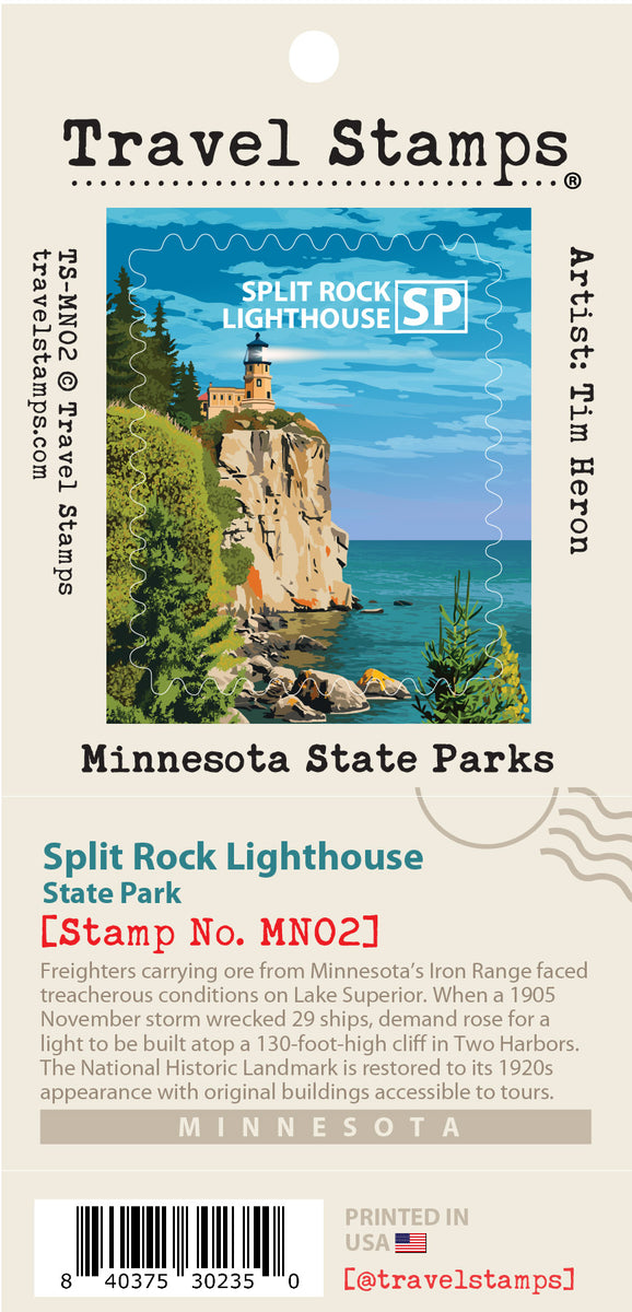 Split Rock Lighthouse State Park Travel Stamp – Travel Stamps