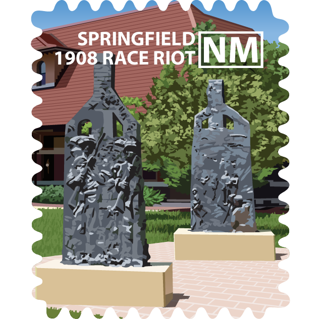 Springfield 1908 Race Riot National Monument Travel Stamp – Travel Stamps