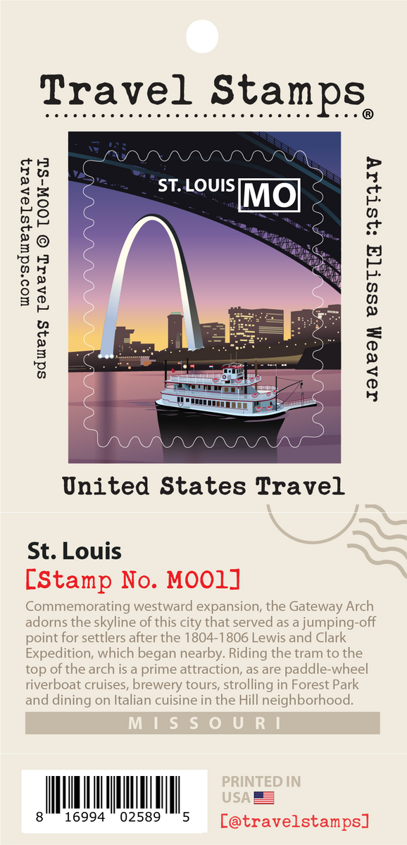 St. Louis Travel Stamp – Travel Stamps